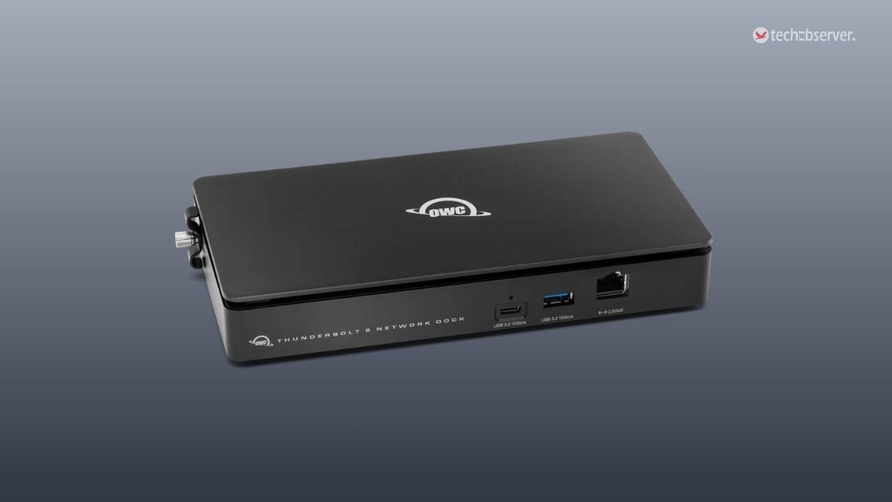 OWC launches Thunderbolt 5 dock with dual 10GbE ports for high-speed ...